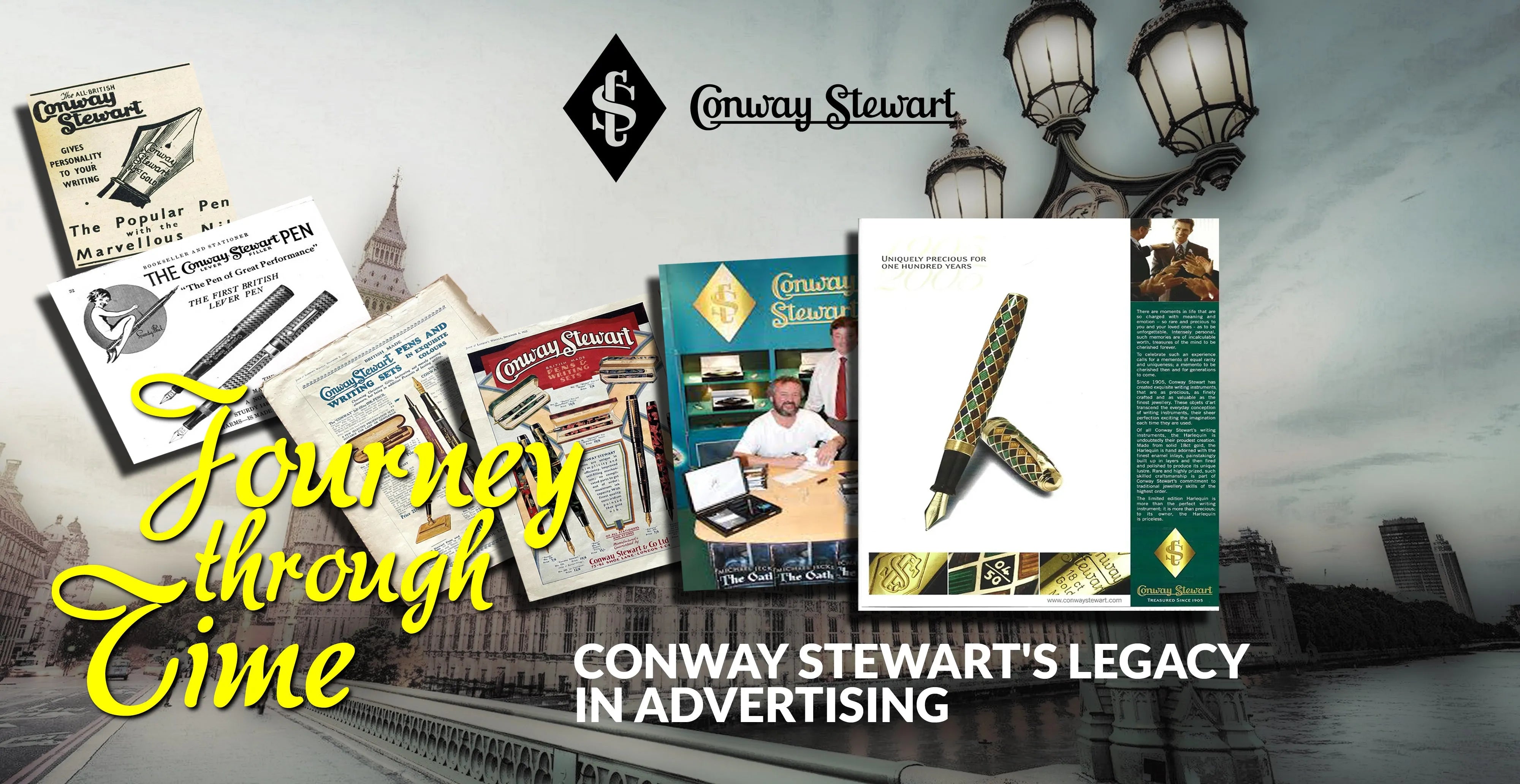 El legado de la publicidad antigua de Conway Stewart: una retrospectiva