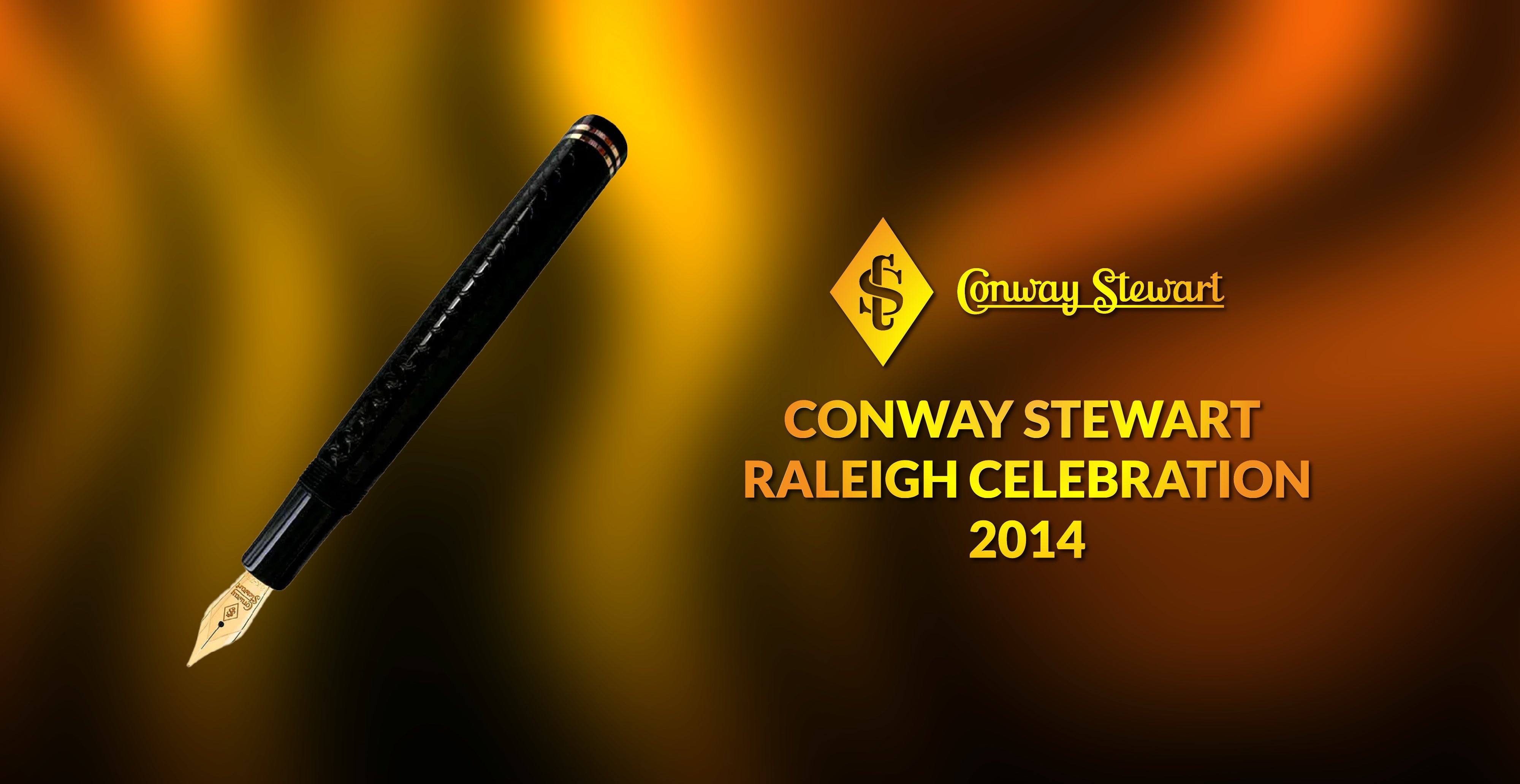 Conway Stewart Raleigh Celebration - 限定版噴水ペン | Conway Stewart