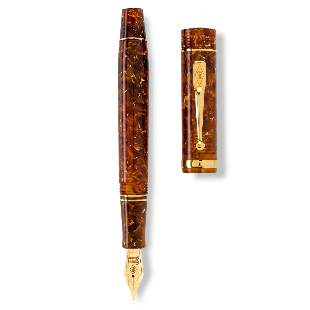 Conway Stewart Churchill Amber - Limited Edition Fountain Pen | Conway ...